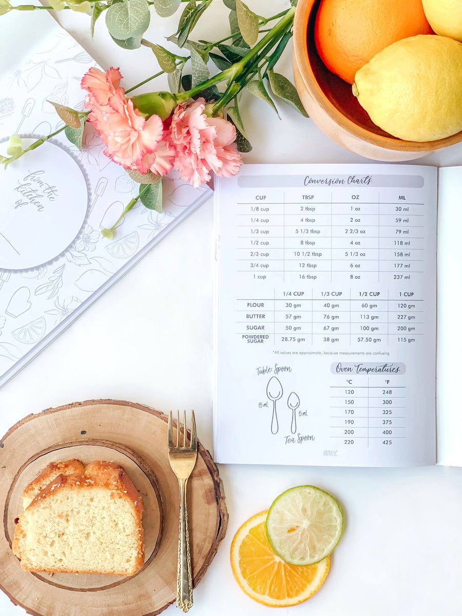 "My Little Book of Recipes" - Recipe Book – Made With Love Paperies